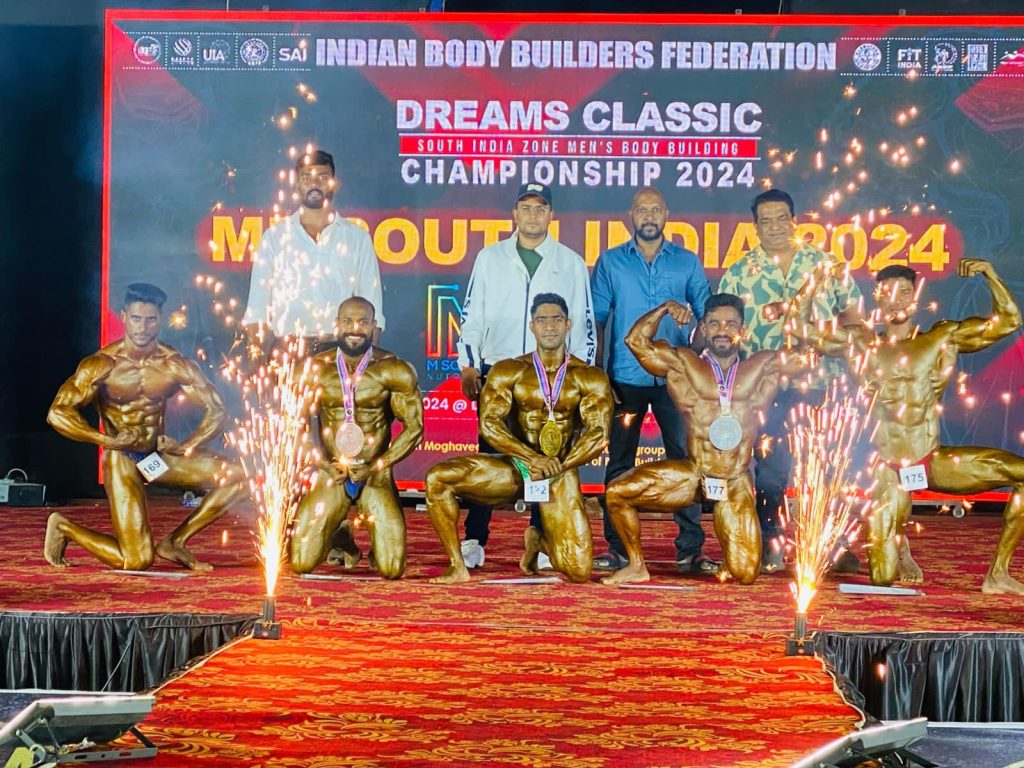 Madras Sapper Body Builders Shine at South India Body Building Championship