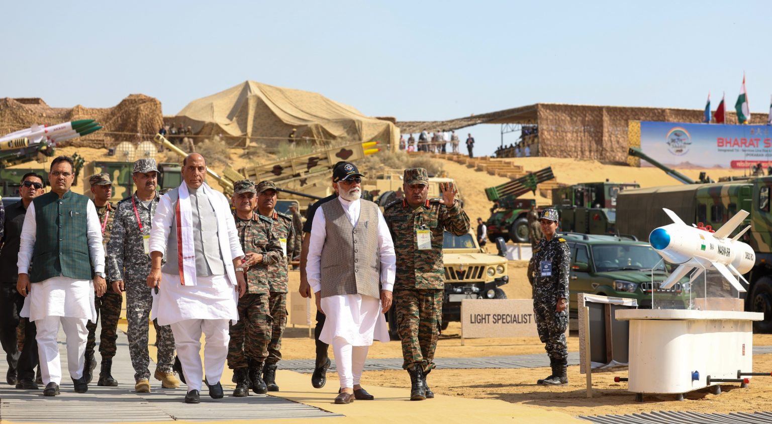 India Flexes Indigenous Defence Muscles with Bharat Shakti Exercise in ...