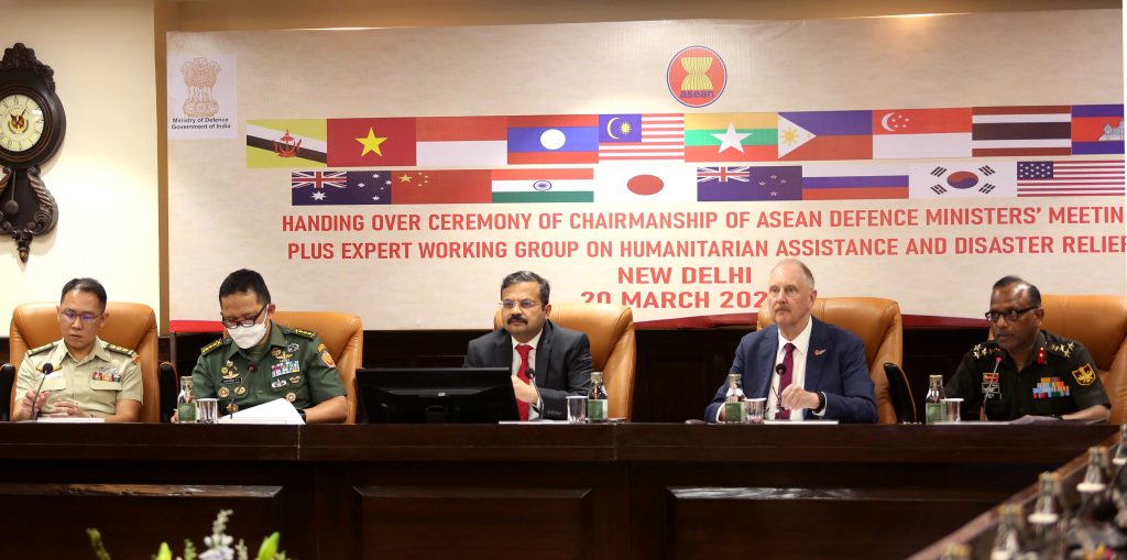 India Hands Over Chairmanship of ADMM Plus EWG on HADR to Singapore ...