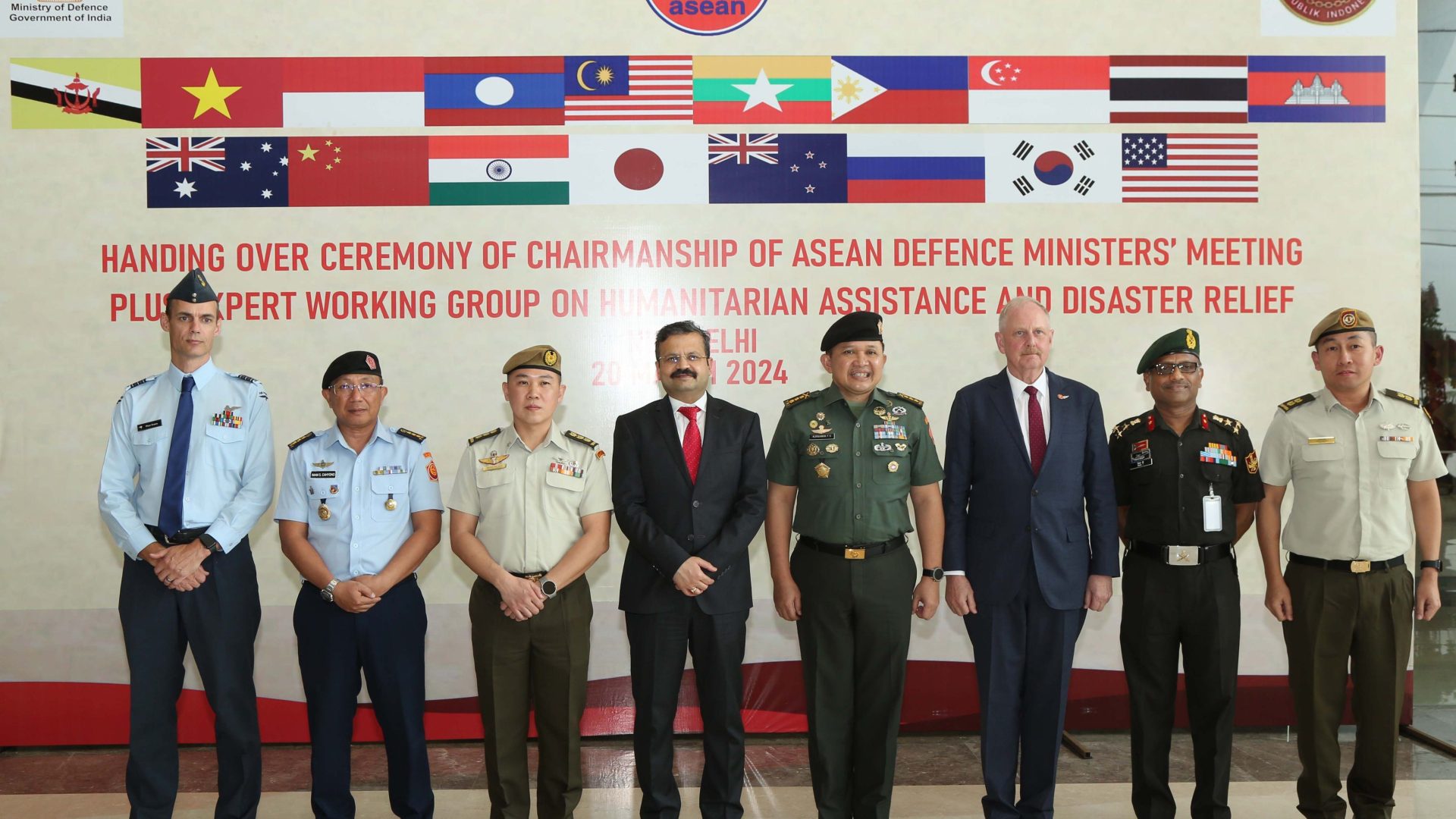 India Hands Over Chairmanship of ADMM Plus EWG on HADR to Singapore ...