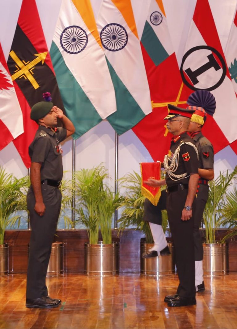 The Left-Hand Salute of Sepoy Dhan Singh Gurjar