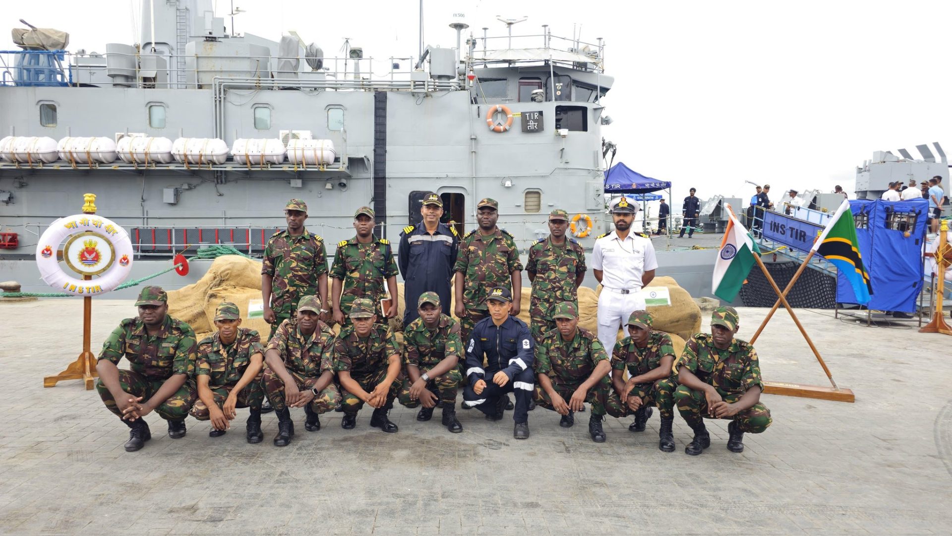 Day 2 of IMT TRILAT: Indian Naval Ships Forge Maritime Bonds in Zanzibar