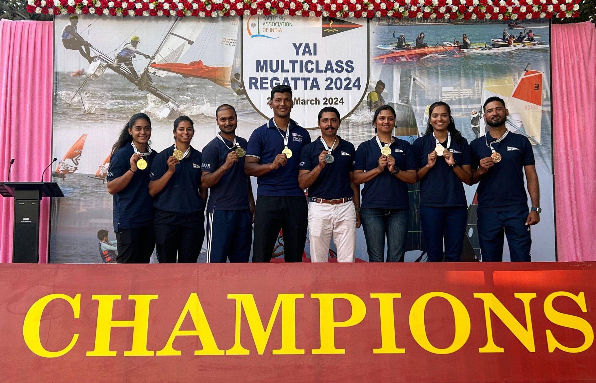 Navy Sailing Team Triumphs at YAI Multiclass Regatta 24