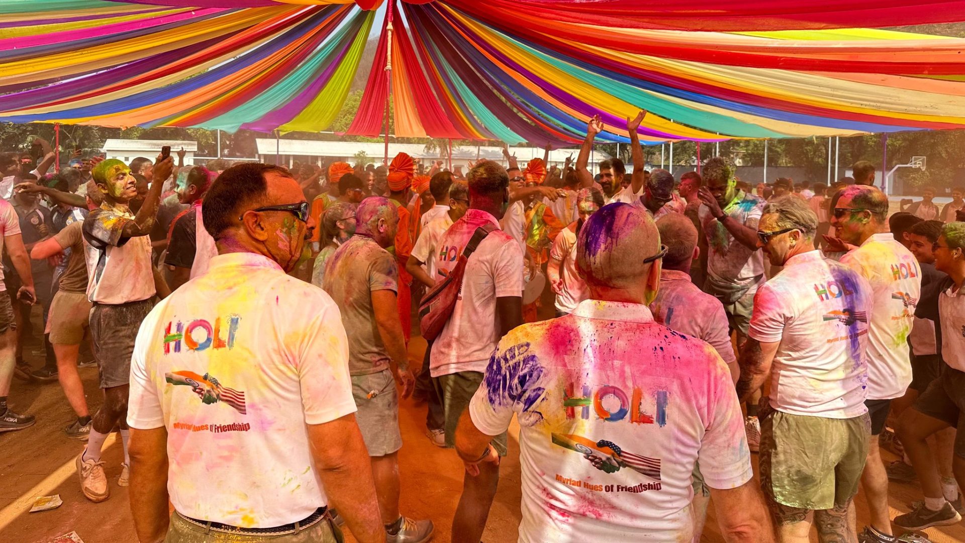 Indian Navy and US Armed Forces Celebrate Holi During Exercise Tiger ...