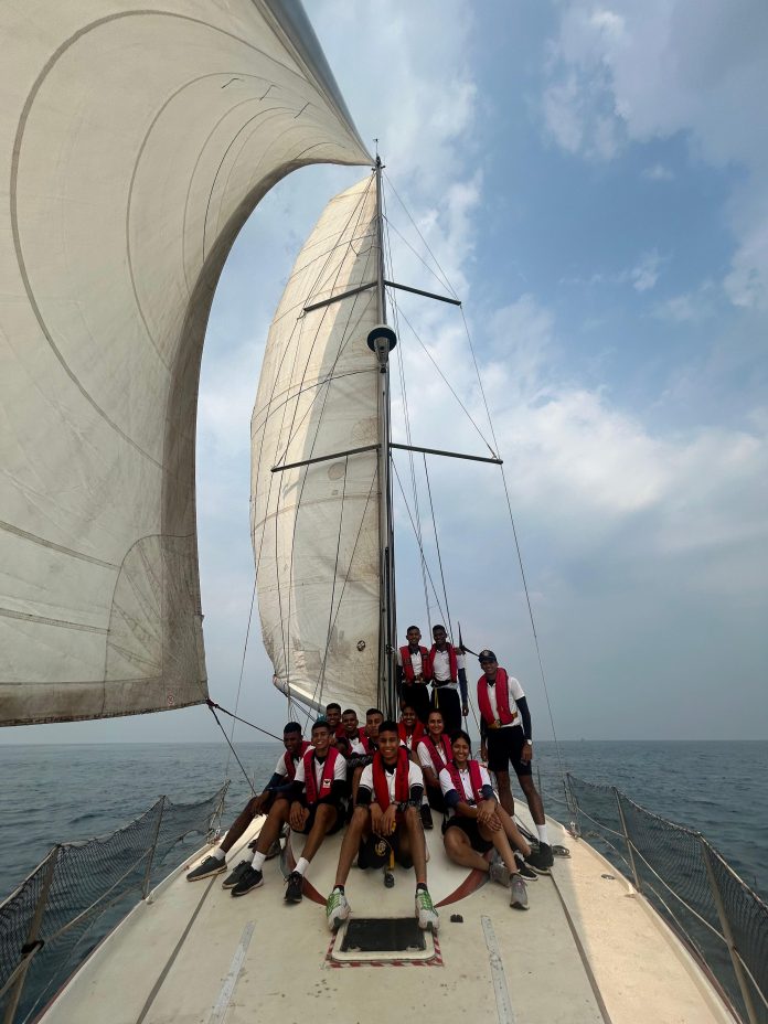 INA Officer Cadets Embark on High Seas Adventure in Ocean Sailing Training