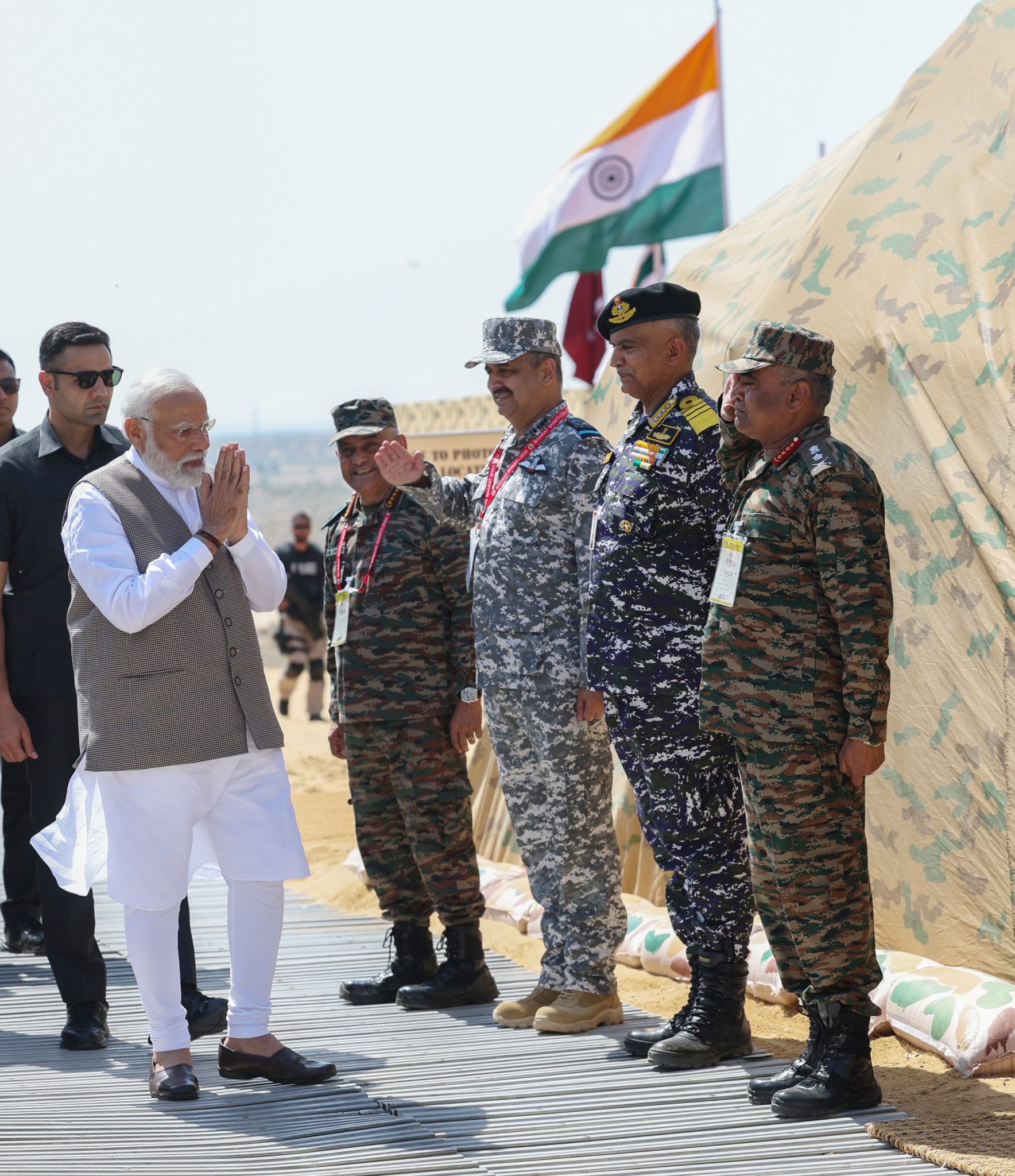 India Flexes Indigenous Defence Muscles with Bharat Shakti Exercise in ...
