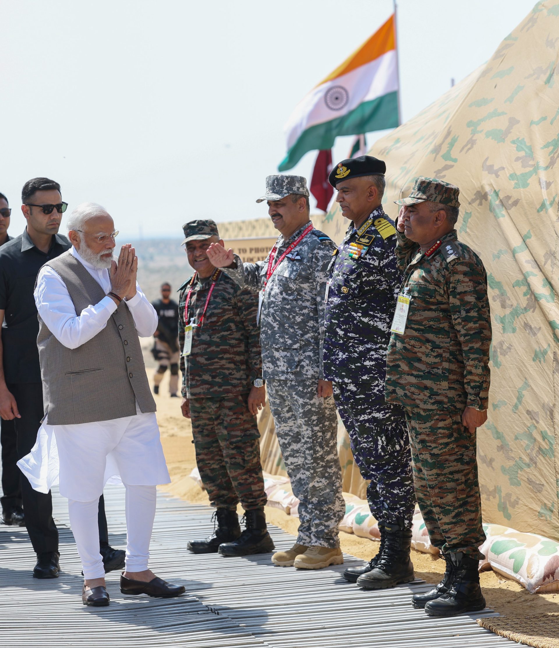 India Flexes Indigenous Defence Muscles with Bharat Shakti Exercise in ...