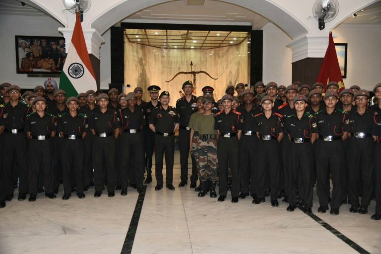 VCOAS Lt. Gen. Upendra Dwivedi Inspires Officer Cadets at OTA Chennai