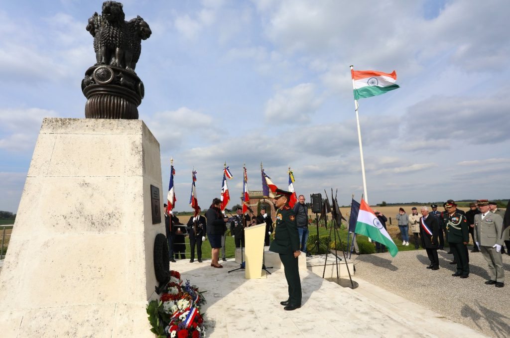 General Anil Chauhan Pays Tribute to Indian Soldiers at Western Front ...