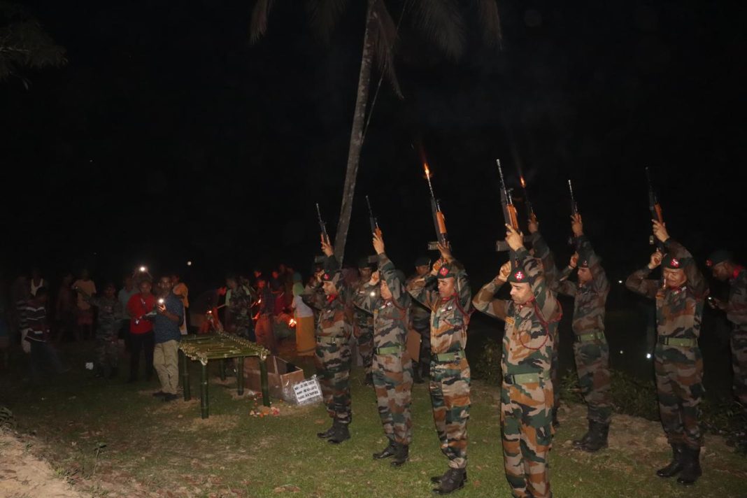 Assam Rifles Honors Fallen Hero Nb Sub N K Tripura with Wreath Laying Ceremony in Tripura