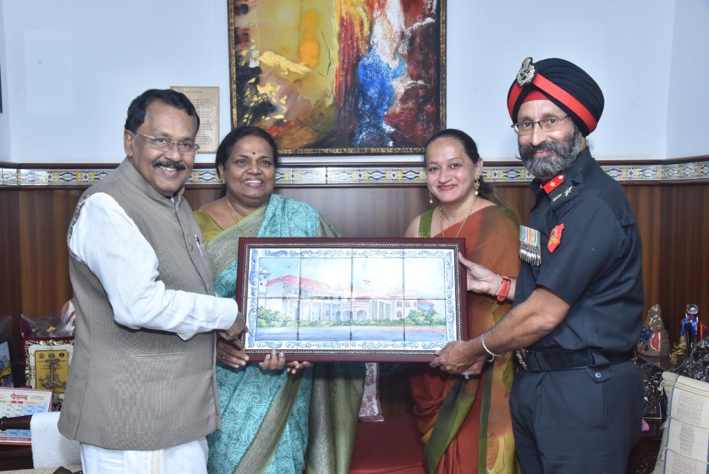 Commandant of 2 Signal Training Centre Meets Hon'ble Governor of Goa