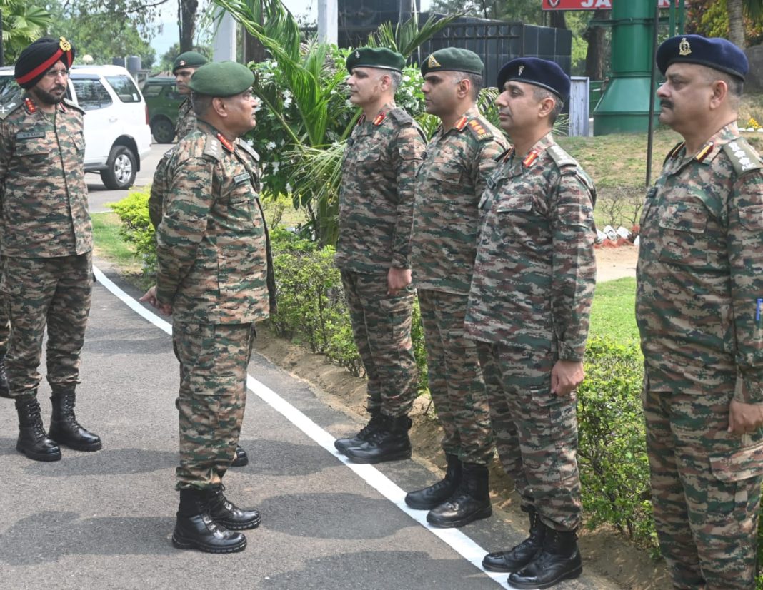 General Manoj Pande Visits Likabali Military Station, Emphasizes ...