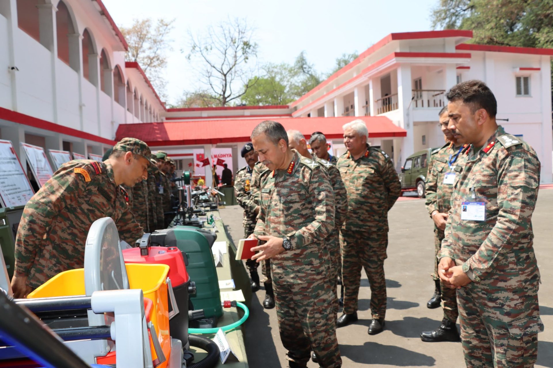 Lt Gen NS Raja Subramani Reviews Operational Readiness at HQ Madhya ...