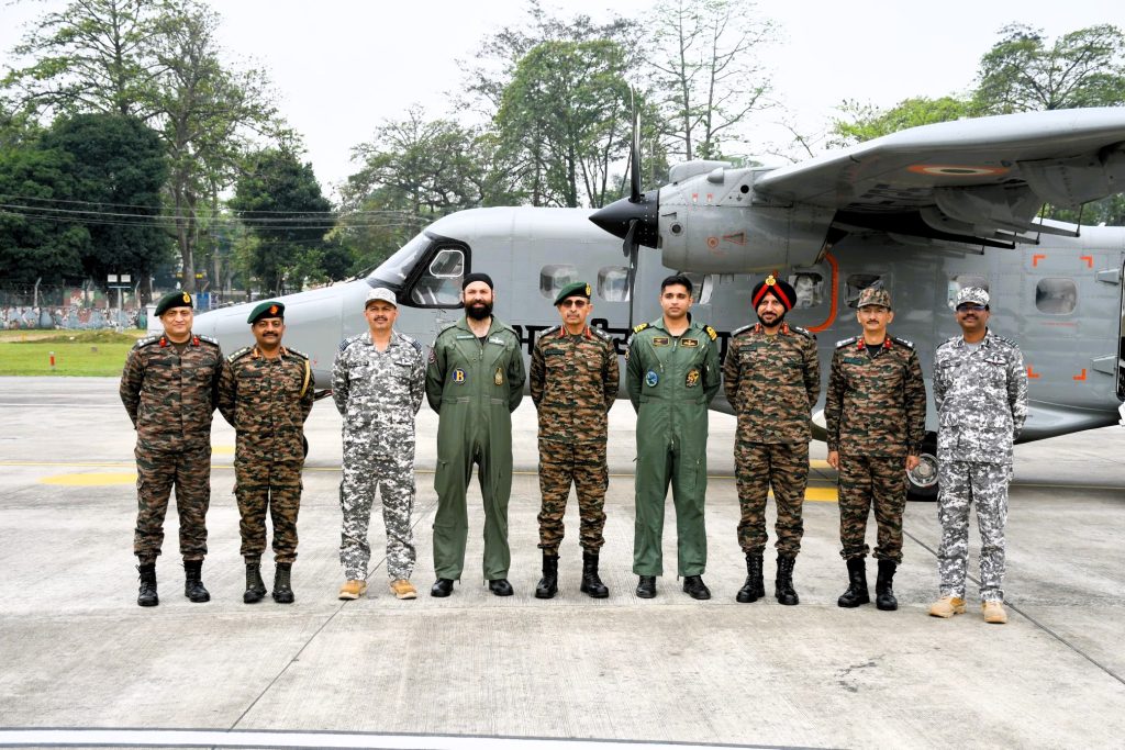 Indian Air Force and Indian Navy Pilots Fly an Aircraft Together