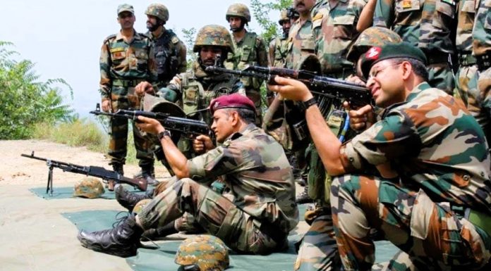 10 Pictures of Lt Col MS Dhoni on Army Duty