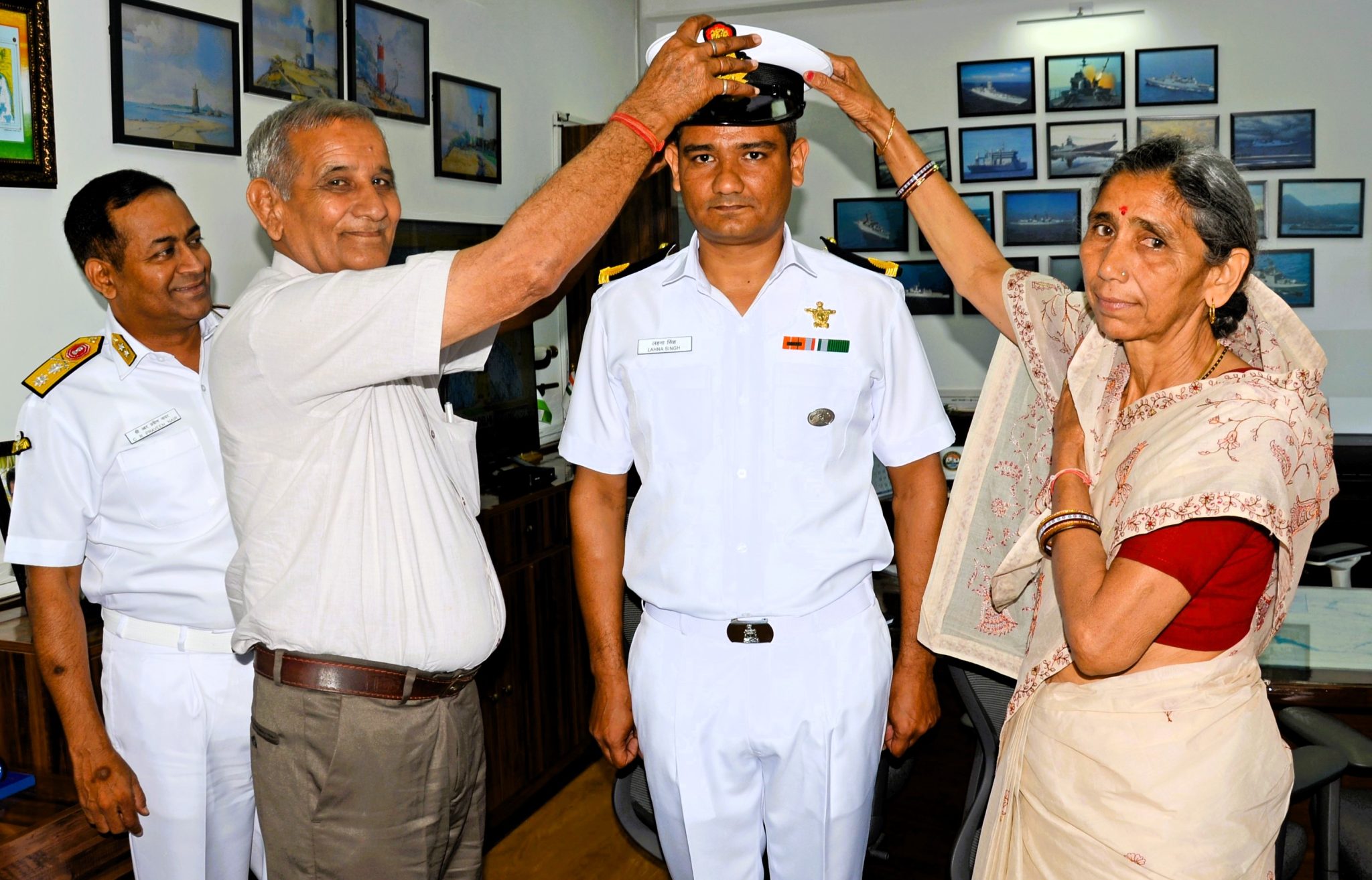 Sub Lieutenant Lahna Singh Commissioned in Grand Ceremony, Embarks on ...