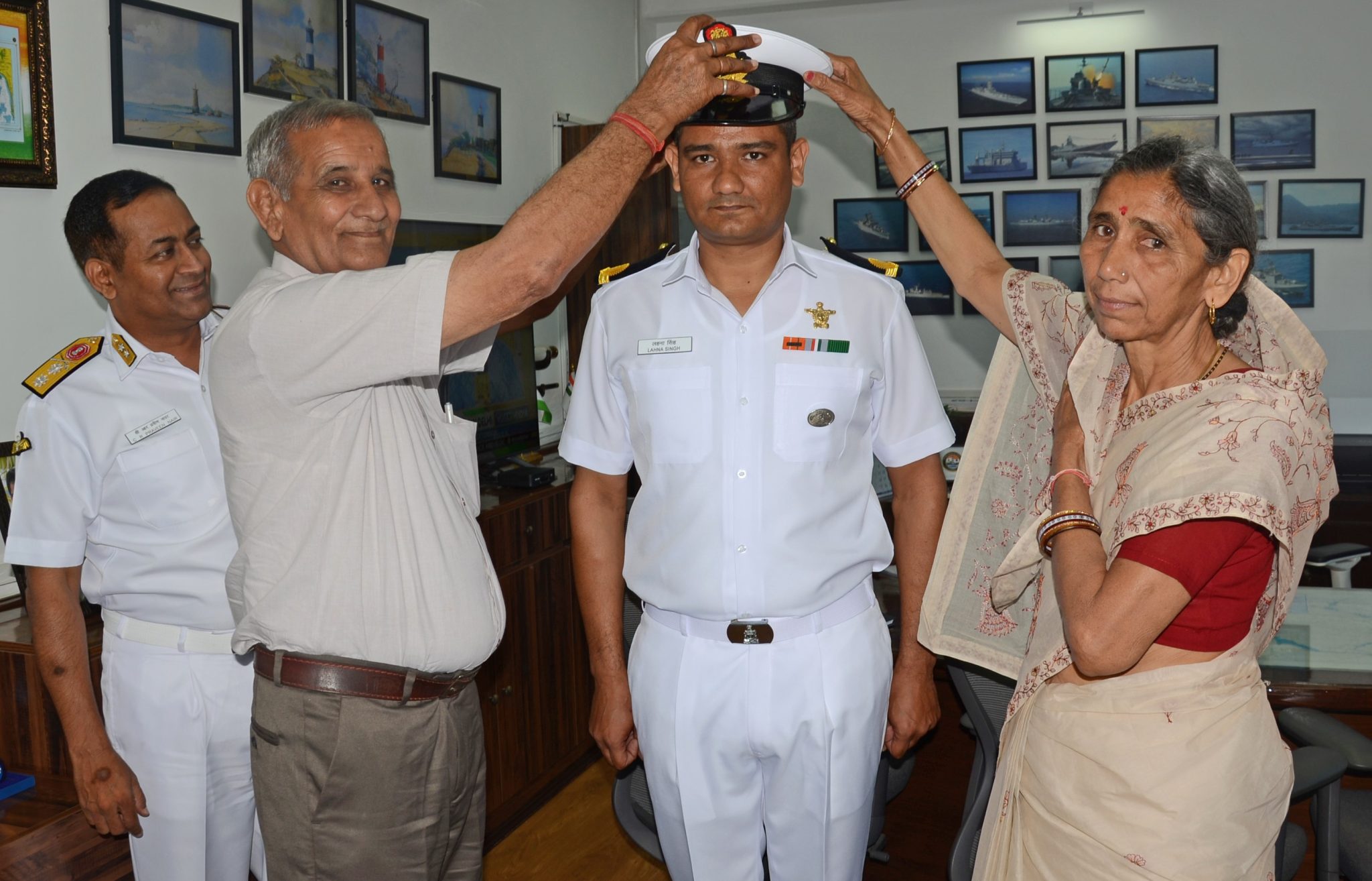 Sub Lieutenant Lahna Singh Commissioned in Grand Ceremony, Embarks on ...