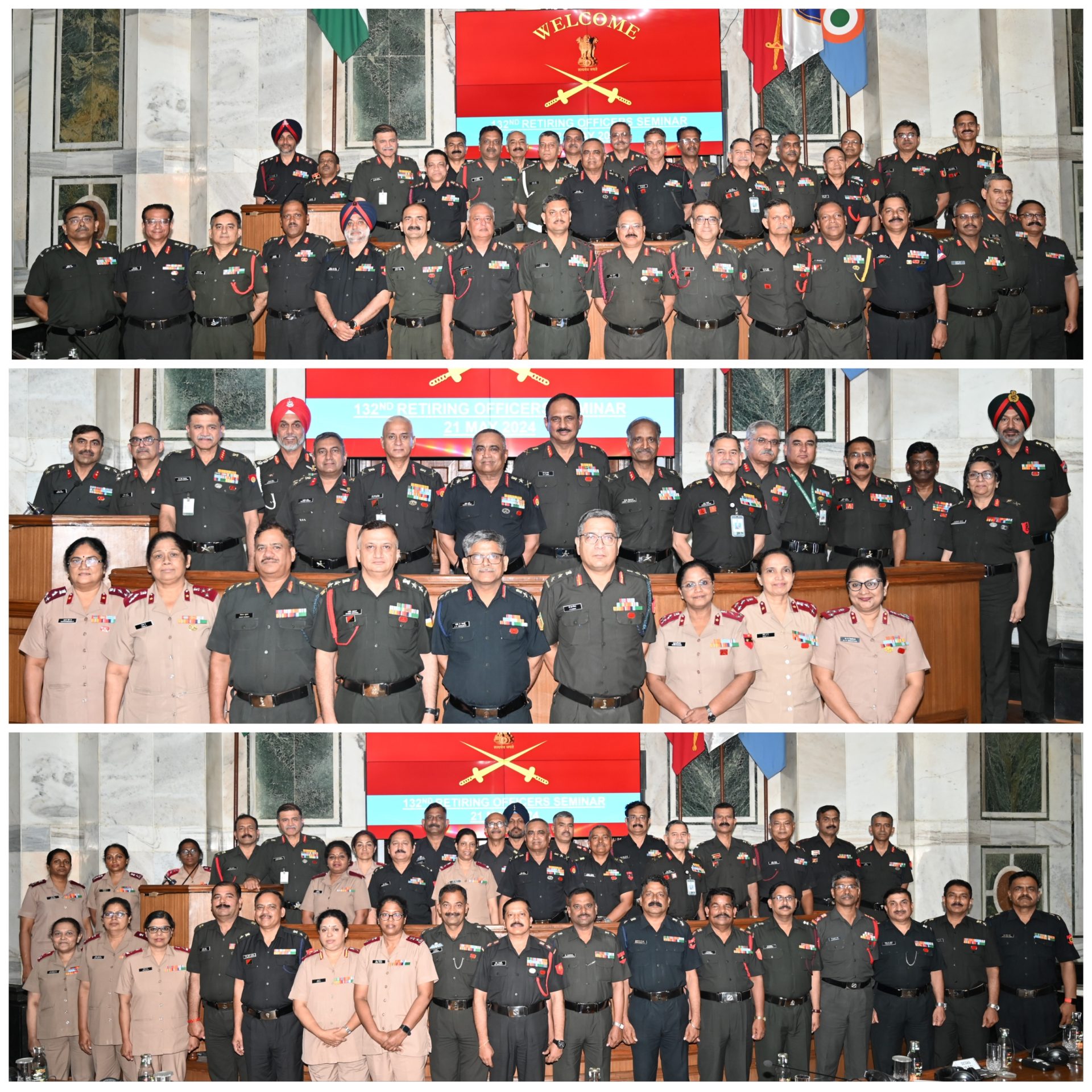 COAS General Manoj Pande Commends Retiring Officers for Their Service