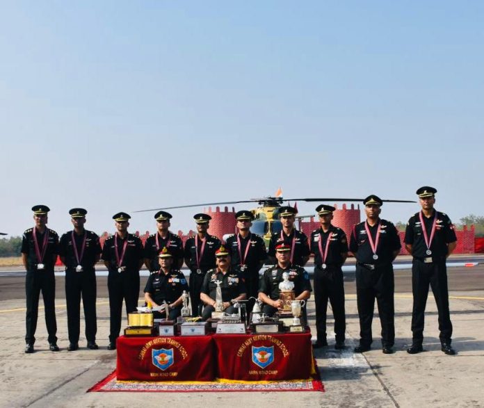 Combined Passing Out Parade at Combat Army Aviation Training School