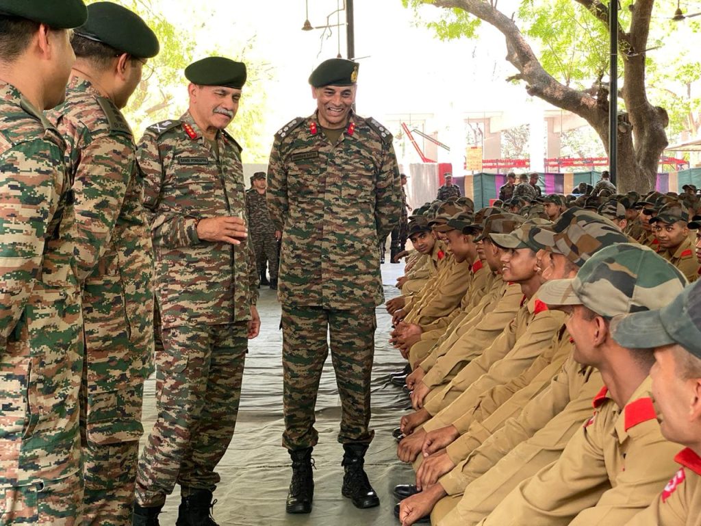 Lt Gen C Bansi Ponnappa Visits 39 Gorkha Training Centre in Varanasi