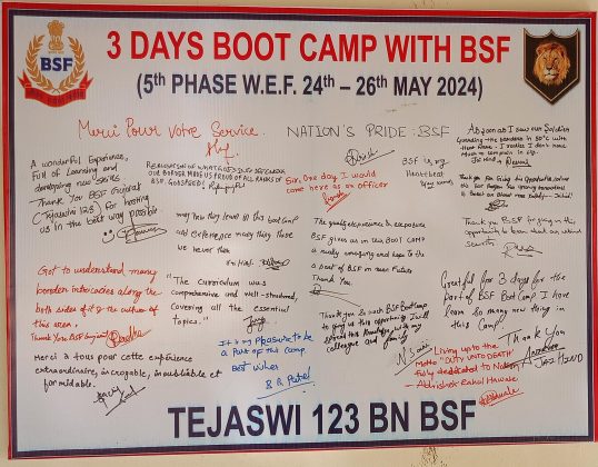 3-Days BSF Boot Camp Concludes at Suigam, Leaving a Lasting Impact on ...