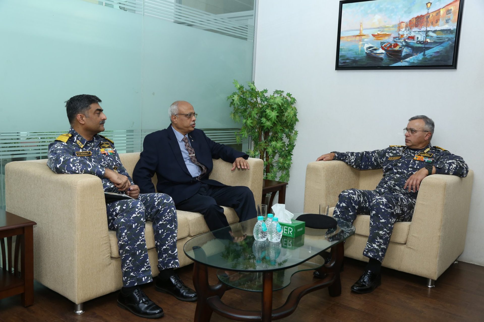 Vice Admiral Rajesh Pendharkar Visits L&T Shipbuilding Yard, Highlights ...