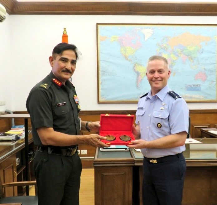 Lt Gen DS Rana, DG Defence Intelligence Agency, Interacts with General ...