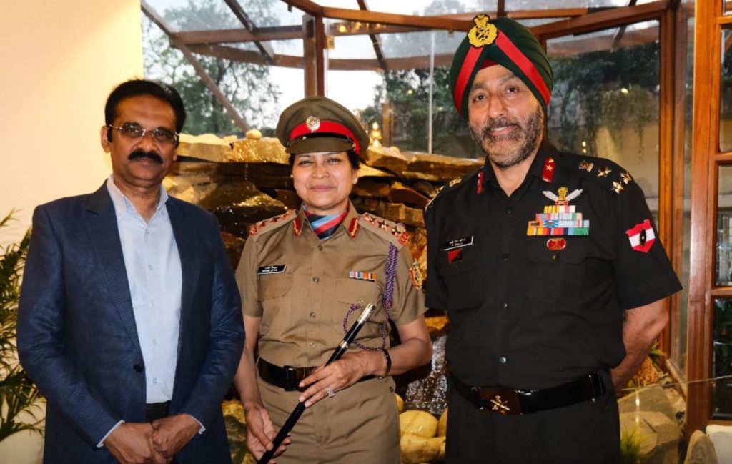 Rashmi Mittal Pro Chancellor of LPU Honored With Honorary Colonel Rank in NCC