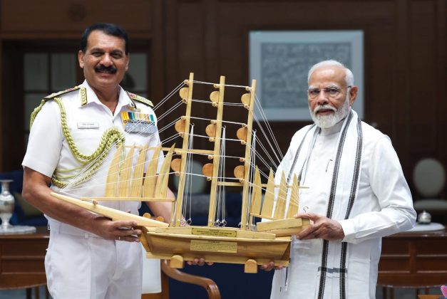 Indian Navy Chief Meets Prime Minister Modi, Assures Combat Readiness ...