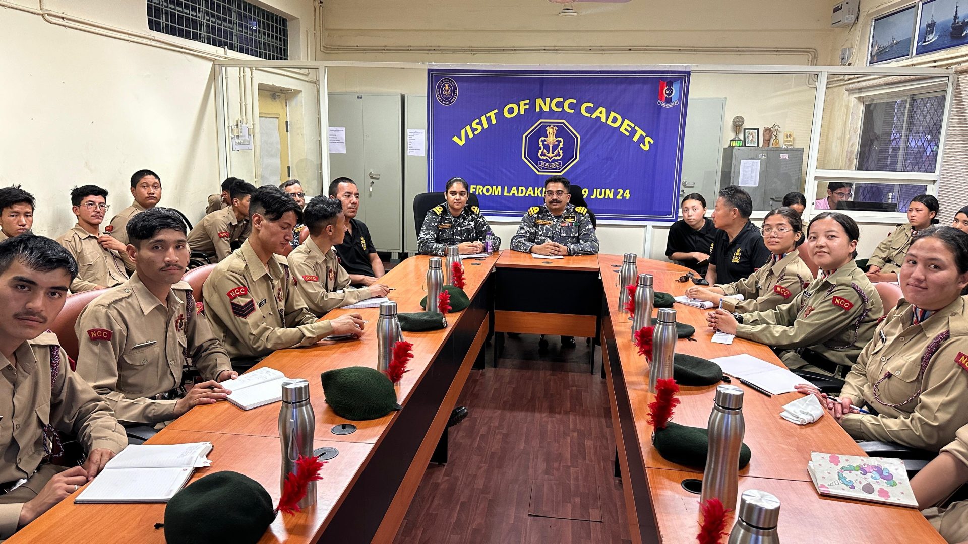 Ladakh NCC Cadets Embark on Educational Visit to Eastern Naval Command ...