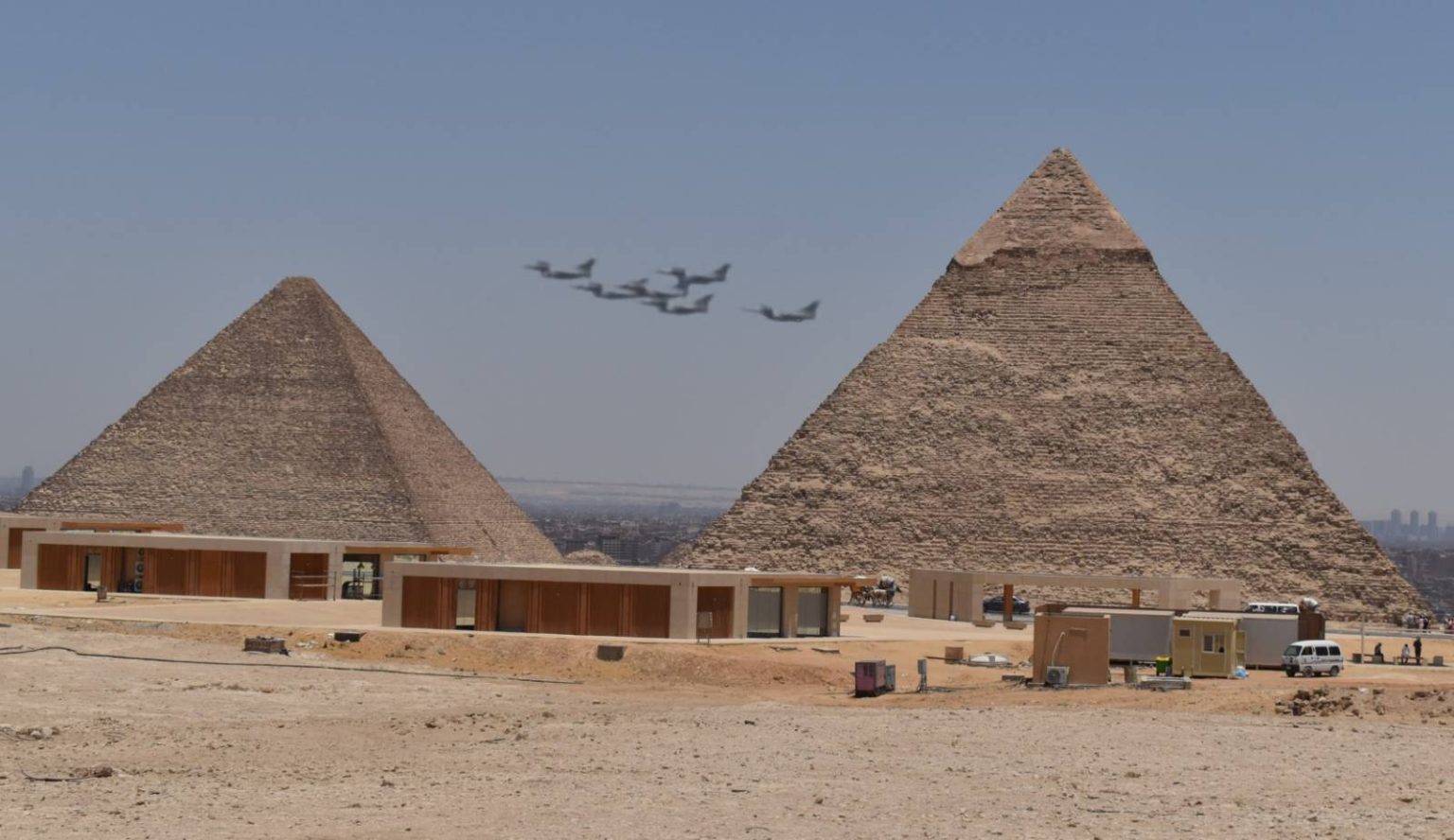 Indian Air Force's Rafale Fighter Jets Flew Over Great Pyramids