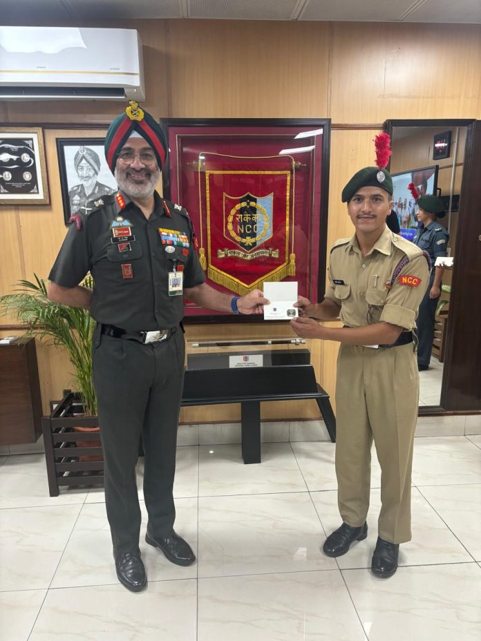 NCC Cadets and Instructor Honored with DG's Commendation Cards for ...