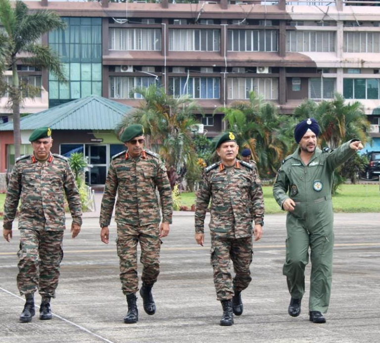 General Upendra Dwivedi Reviews Security and Operations in Northeastern ...