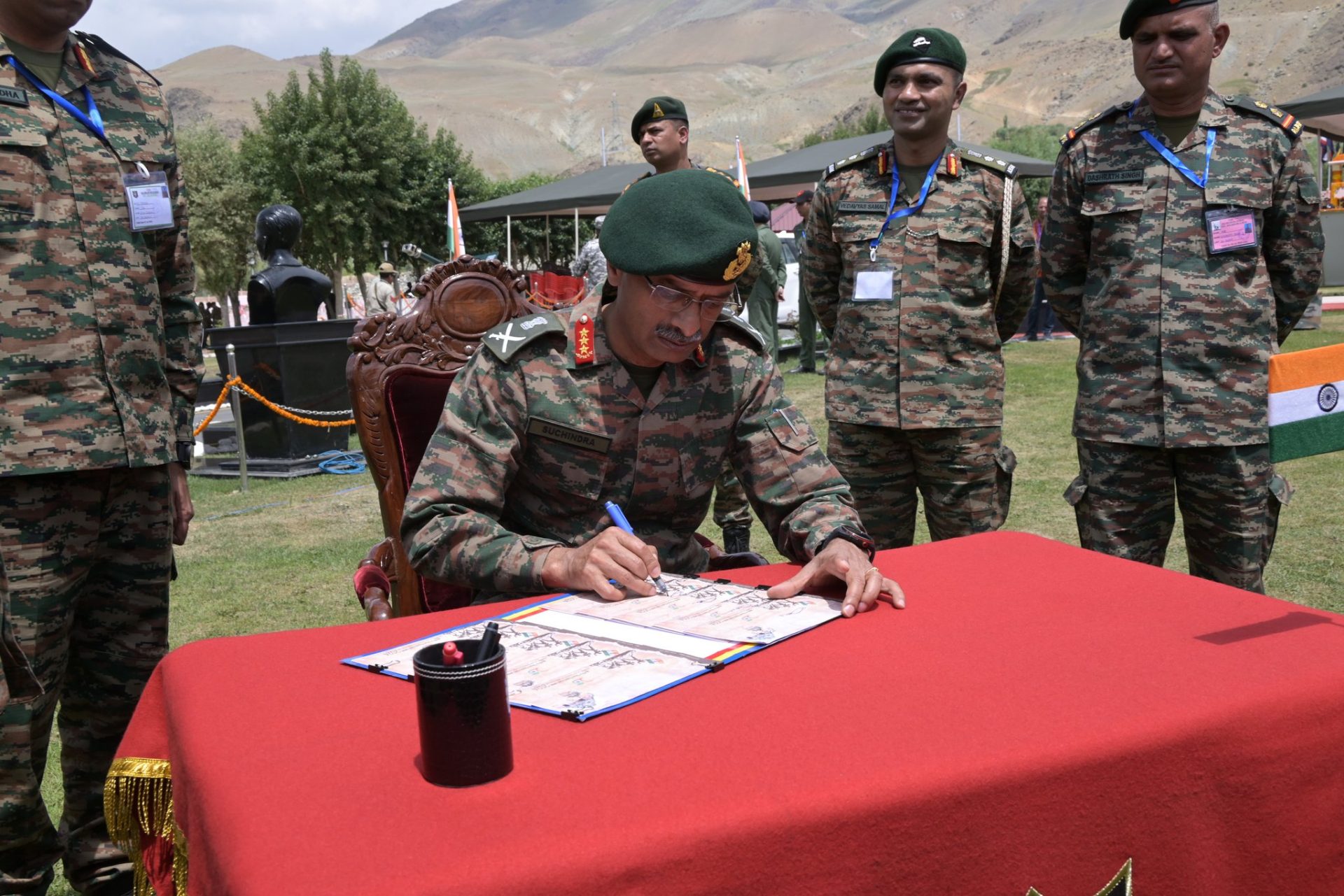 Lt Gen MV Suchindra Kumar Releases Commemorative Stamp for Operation ...