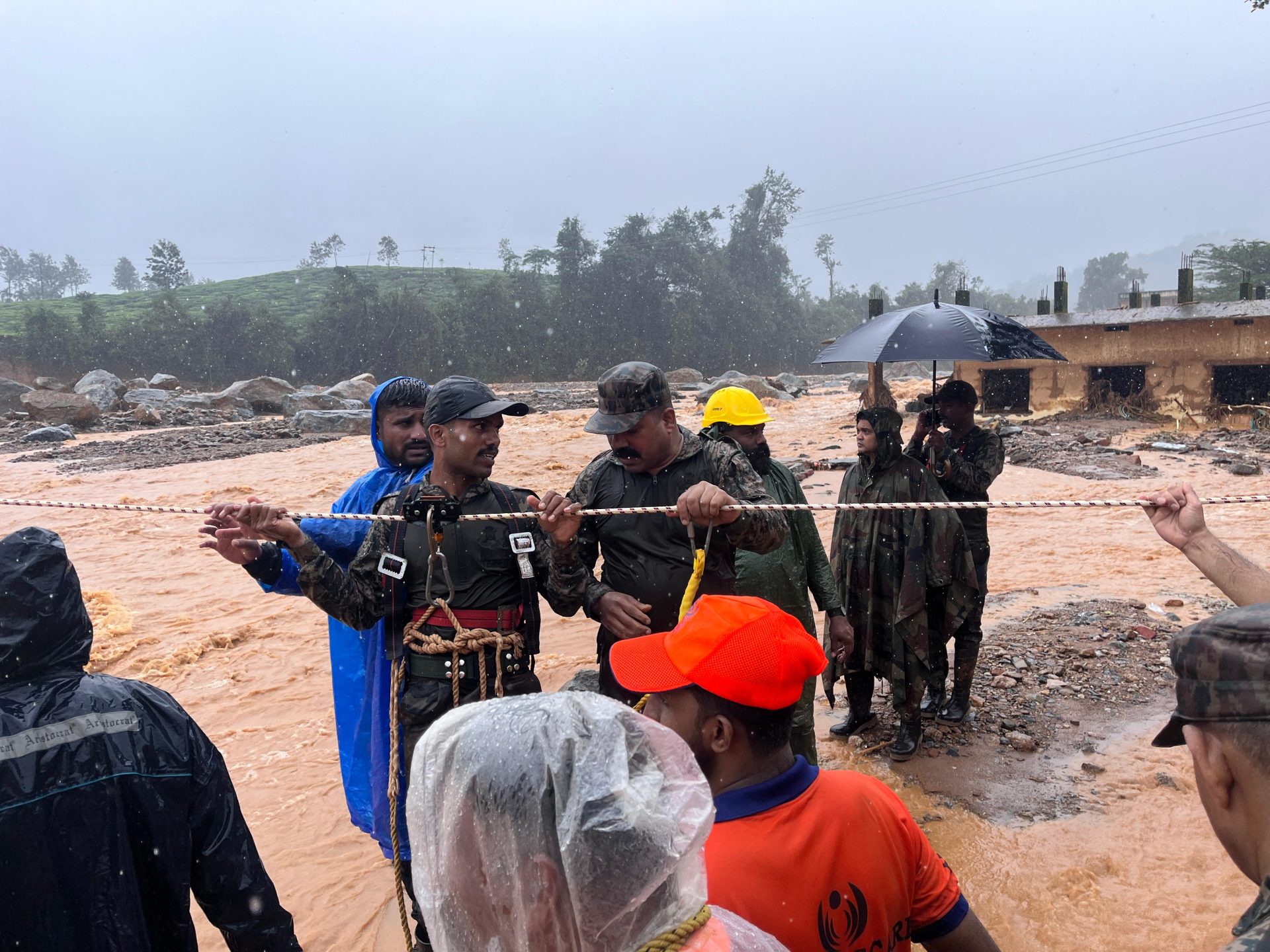 10 Pictures of Indian Army Soldiers In Wayanad Landslide Rescue