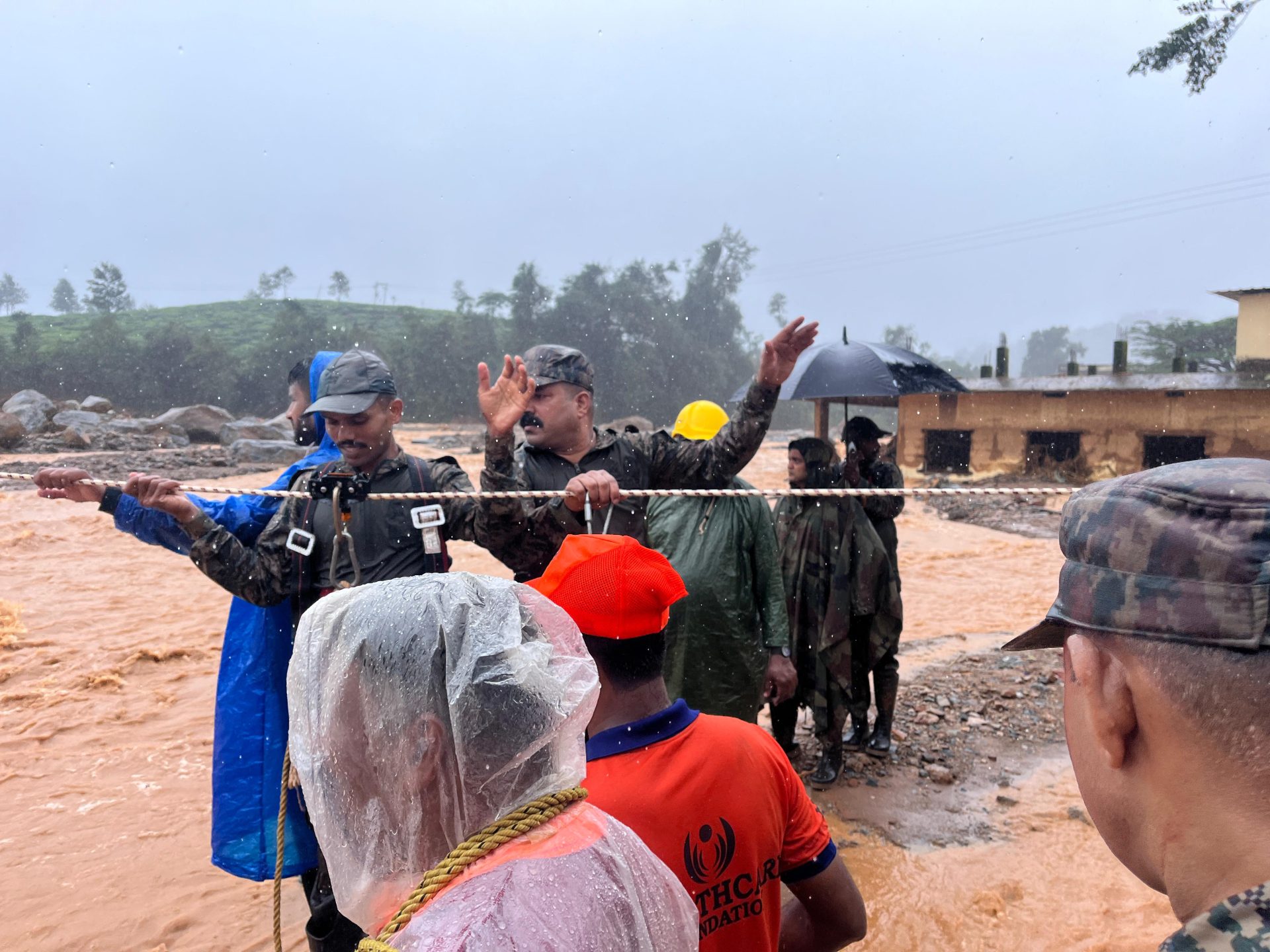 10 Pictures of Indian Army Soldiers In Wayanad Landslide Rescue