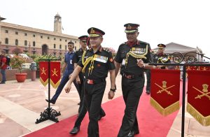 General Upendra Dwivedi Honored with a Guard of Honour at the ...