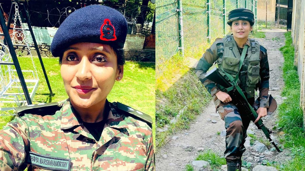 Meet Lieutenant Bhavya Narasimhamurthy From Politician to Territorial Army Officer