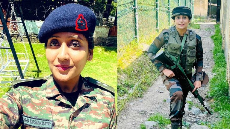 Meet Lieutenant Bhavya Narasimhamurthy From Politician to Territorial ...