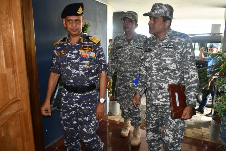 Rear Admiral Biplab Hota Reviews Operations and Infrastructure at Air ...