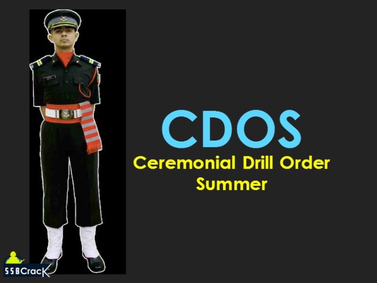 5 Uniforms of a Cadet at IMA and OTA