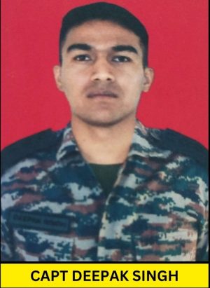 India Lost Captain Deepak Singh of 48 RR in Doda Encounter