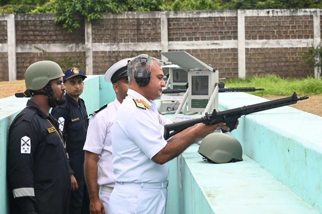 Vice Admiral Gurcharan Singh Visits Indian Naval Academy to Exchange ...