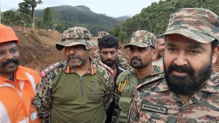 Territorial Army Lieutenant Colonel Mohanlal Joins Rescue Efforts in ...