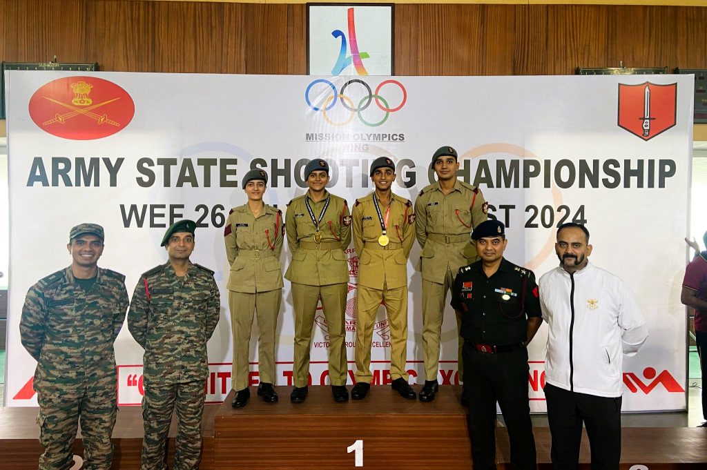 NDA Cadets Shine at AMU State Shooting Competition 2024