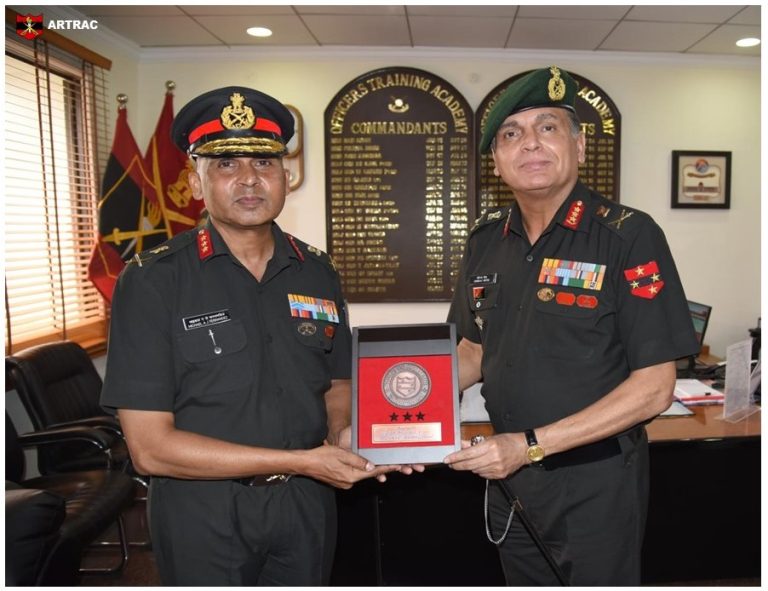Lt Gen Dhiraj Seth Engages with Officer Cadets During Visit to OTA Chennai