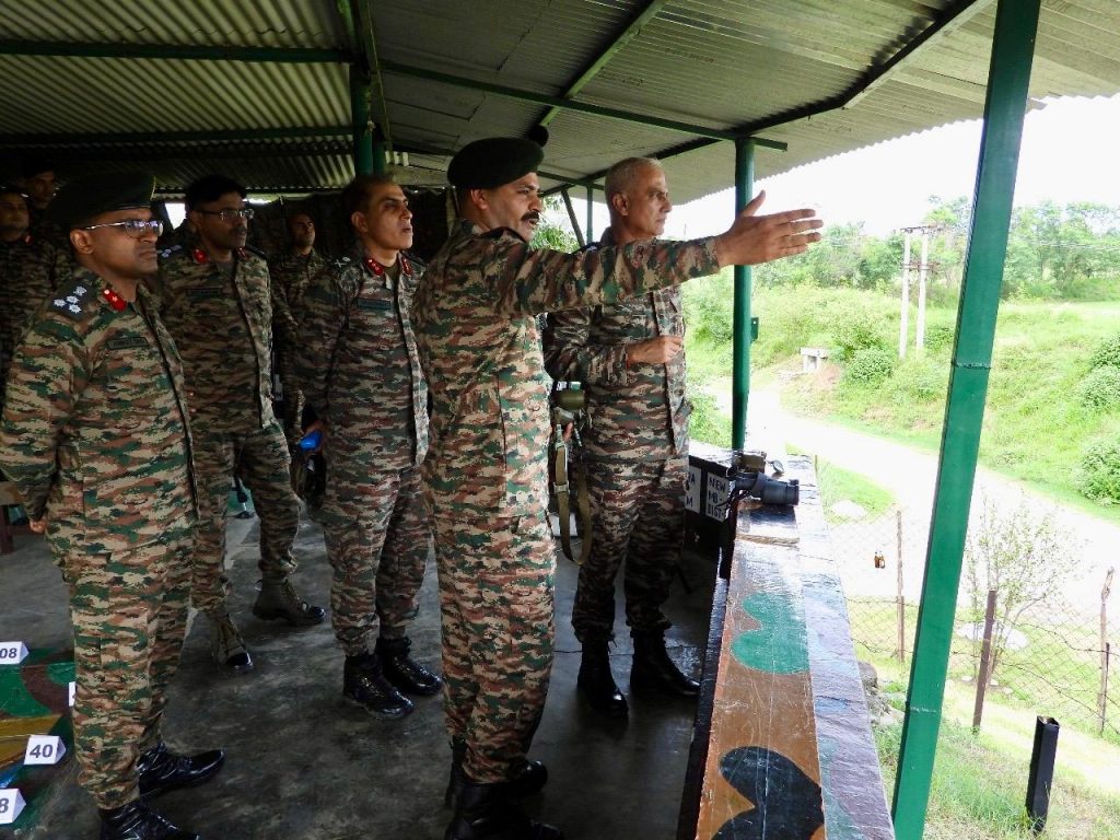 GOC Nashak Navtara Corps Reviews Operational Preparedness at Frontline ...