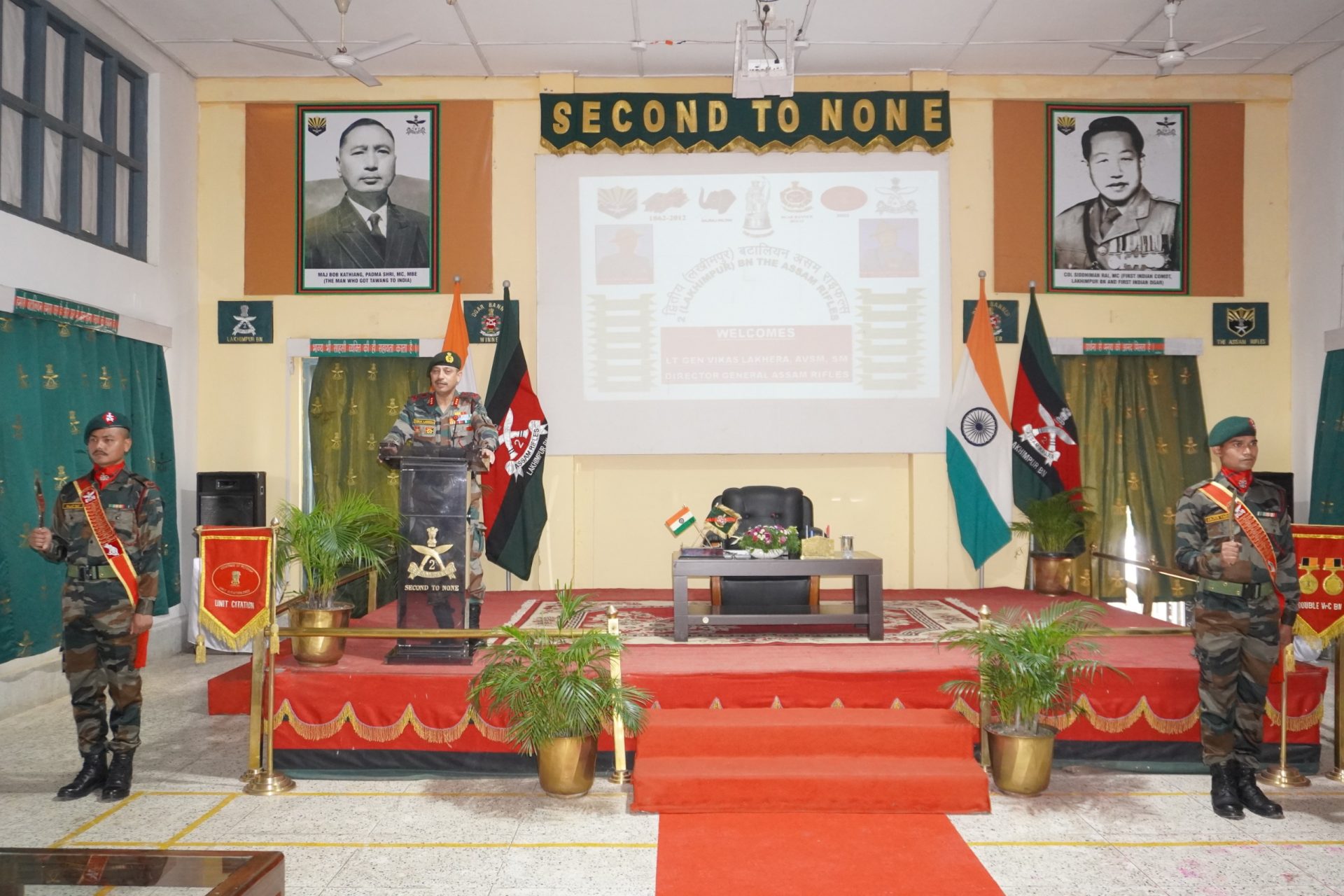 Director General of Assam Rifiles, Lt Gen Vikas Lakhera, Reviews ...