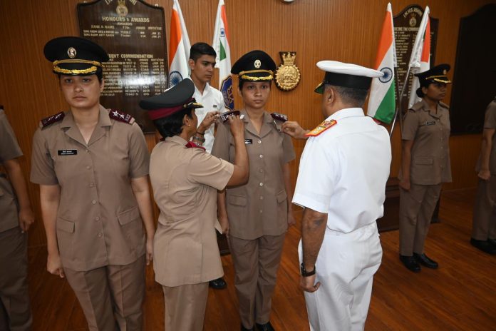 Seven BSc Nursing Graduates Commissioned as Lieutenants at INHS Asvini