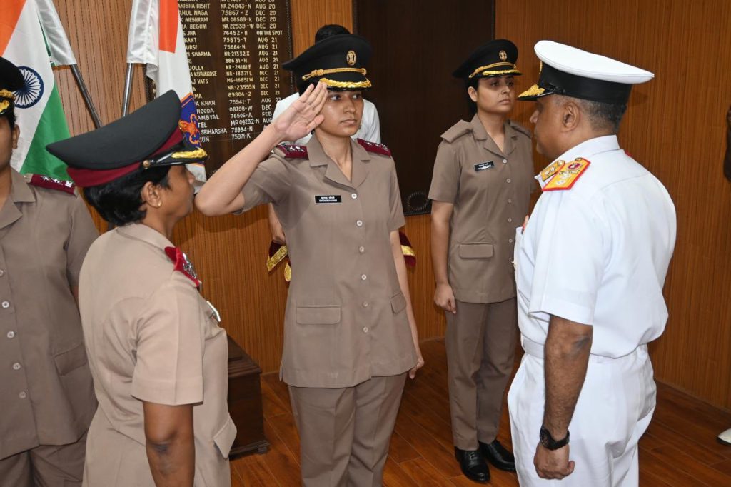 Seven BSc Nursing Graduates Commissioned as Lieutenants at INHS Asvini